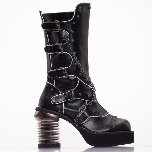 Hades | Shoes | New Hades Motorhead Steampunk Boots With Chain | Poshmark
